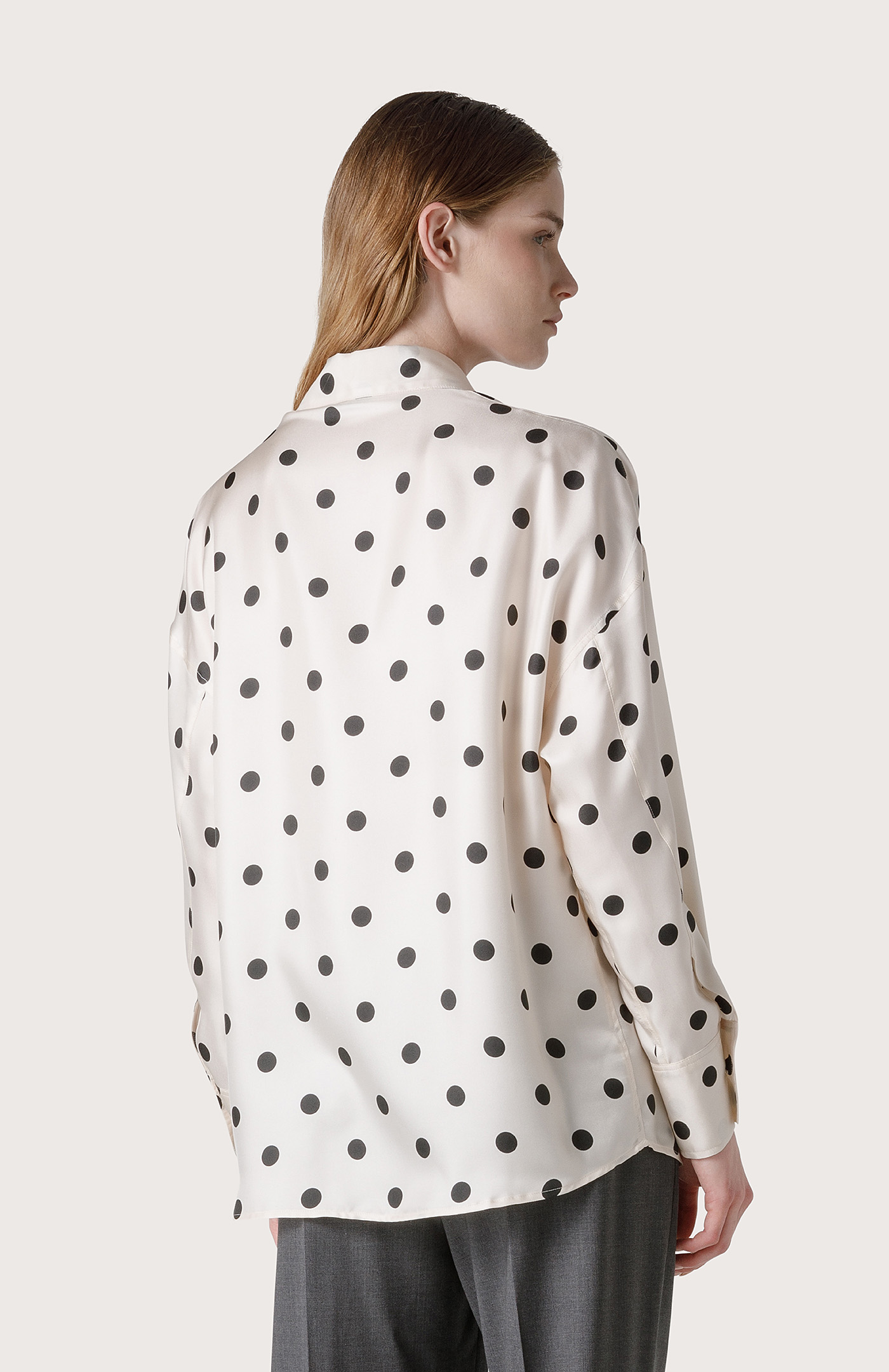 Camicia classica a pois - Col. Bianco | Seventy®